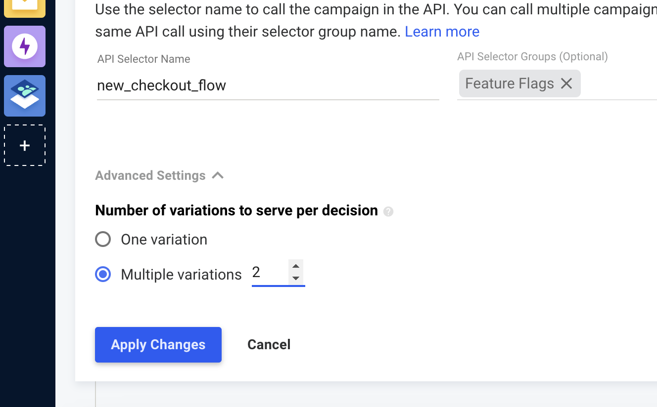 Feature Flagging using Experience APIs – Dynamic Yield Knowledge Base Feature Flagging using Experience APIs – Dynamic Yield Knowledge Base