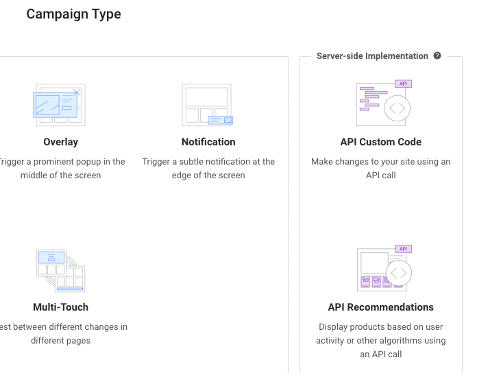 Experience Web API Custom Code Campaigns – Dynamic Yield Knowledge Base