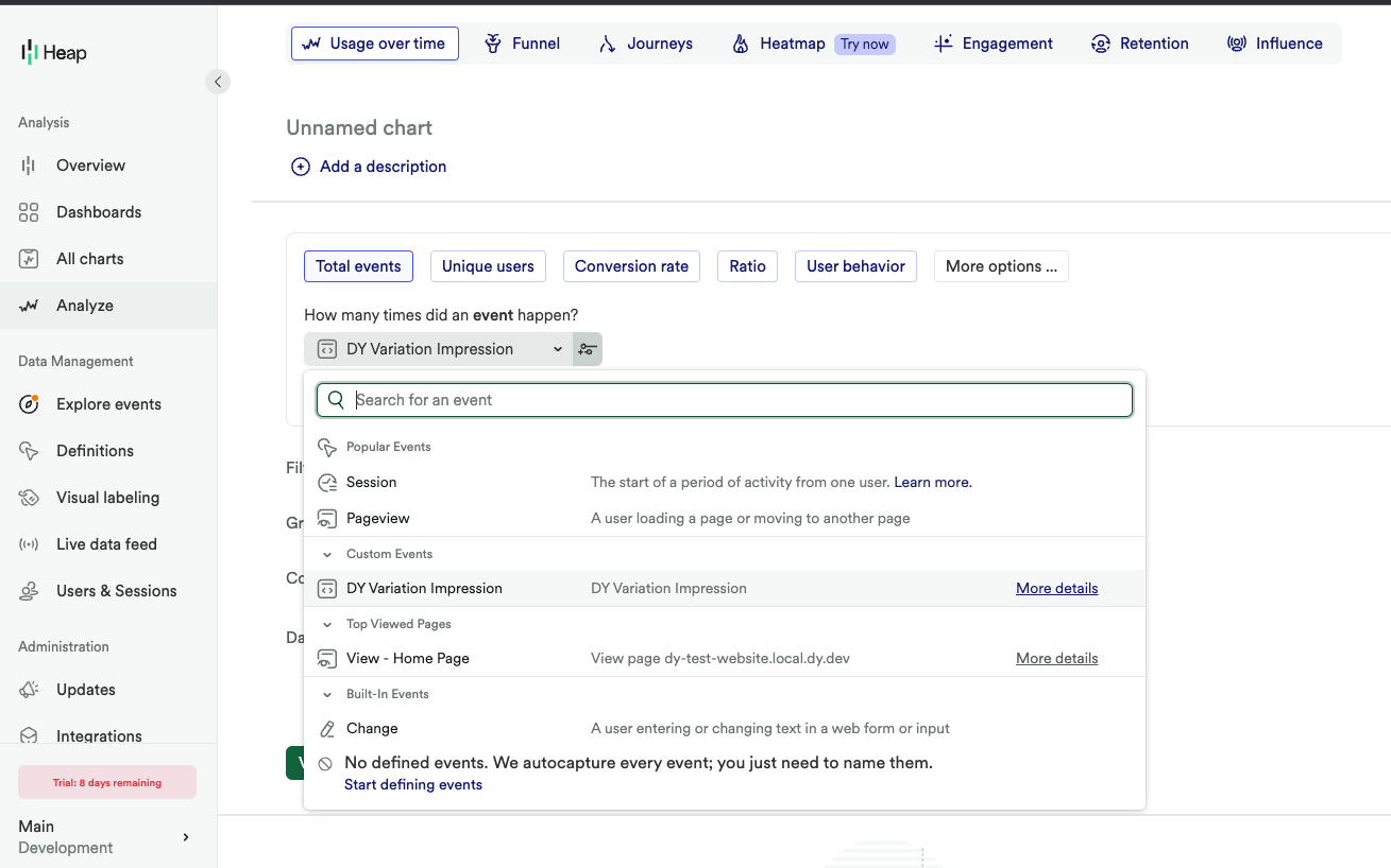 Heap Connector – Dynamic Yield Knowledge Base Heap Connector – Dynamic Yield Knowledge Base