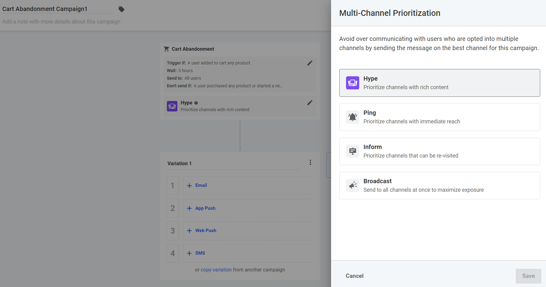 Create a Reconnect Campaign – Dynamic Yield Knowledge Base