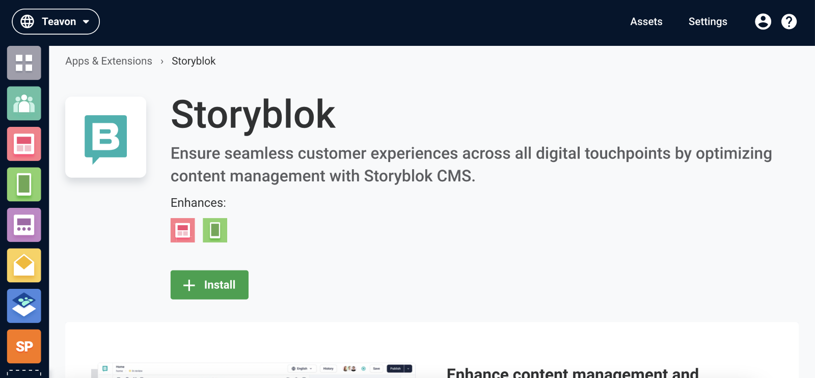 Storyblok Connector – Dynamic Yield Knowledge Base