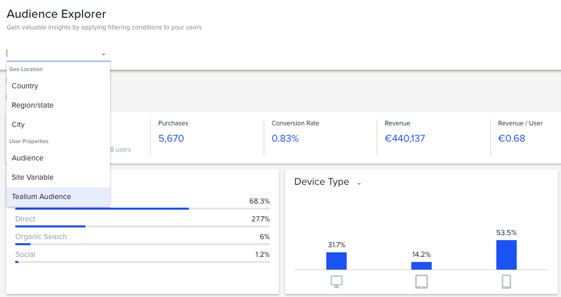 Intégration Tealium – Dynamic Yield Base de Connaissance