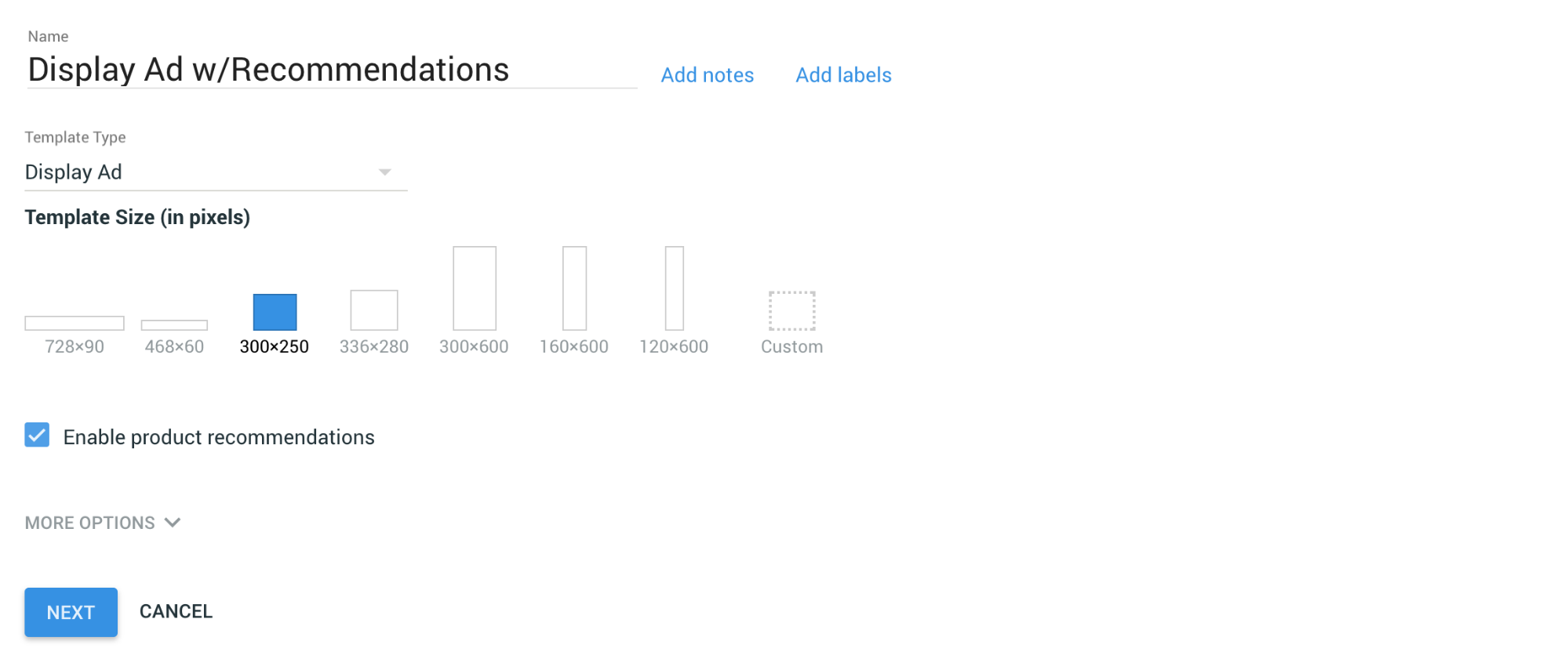 Recommendation Campaigns for Web – Dynamic Yield Knowledge Base