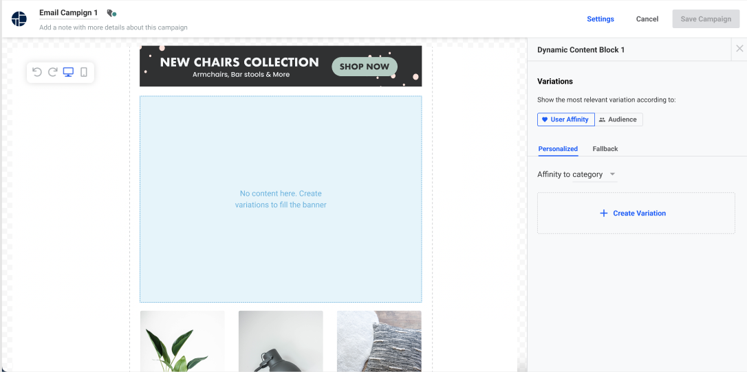 Affinity Allocation – Dynamic Yield Knowledge Base