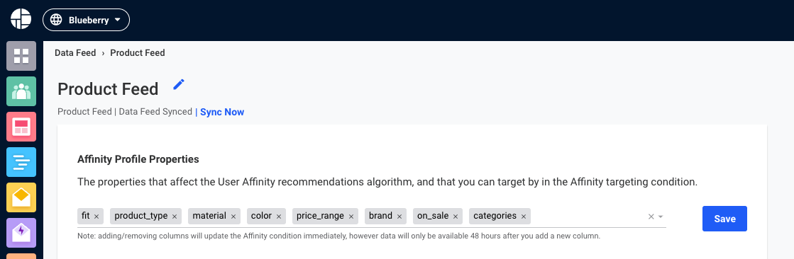 Affinity-based Personalization – Dynamic Yield Knowledge Base